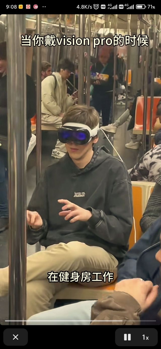 看有人在大街上戴Vision Pro，有没有让大家想起什么电影 NGA玩家社区