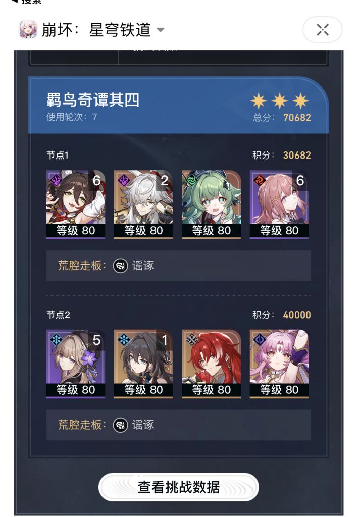 [氵]有用景元打虚构的吗，我的景元2.5w都没打到 NGA玩家社区