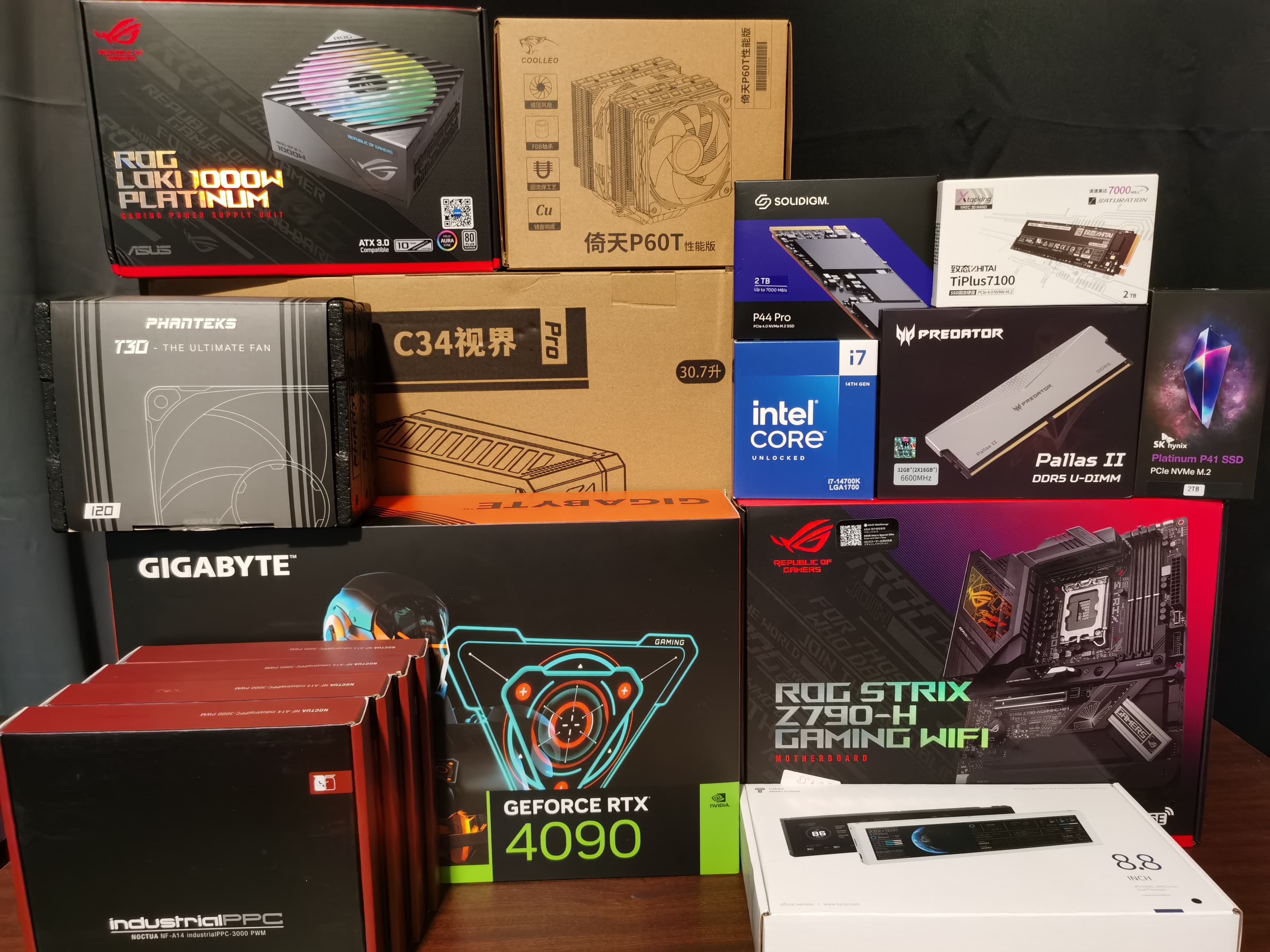 [作业贴]14700K，4090，风冷，机械大师C34Pro 178