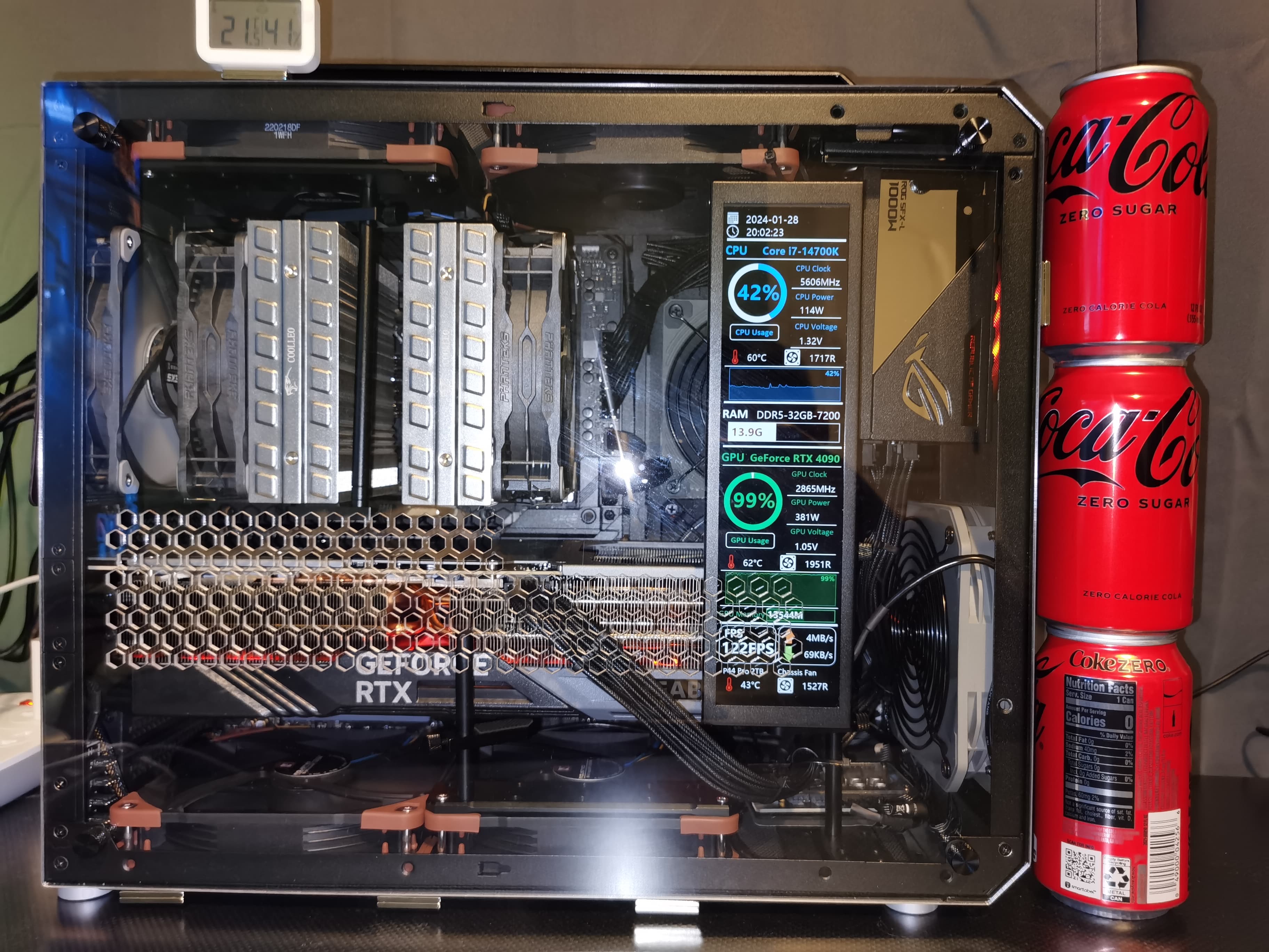 [作业贴]14700K，4090，风冷，机械大师C34Pro 178