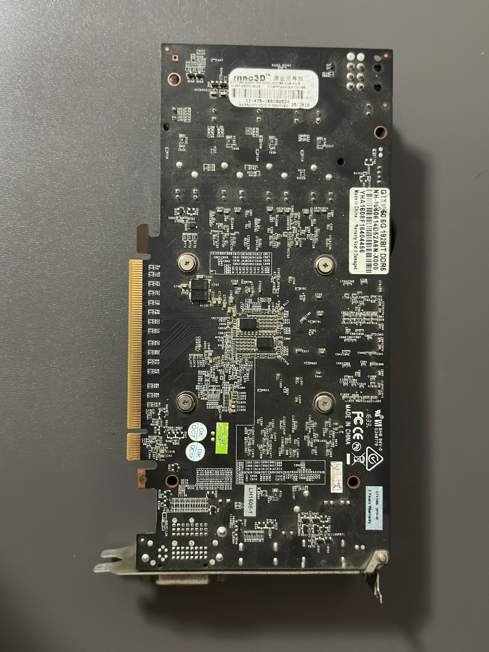 卖一张1060-6g，16年买的八年老将。 NGA玩家社区