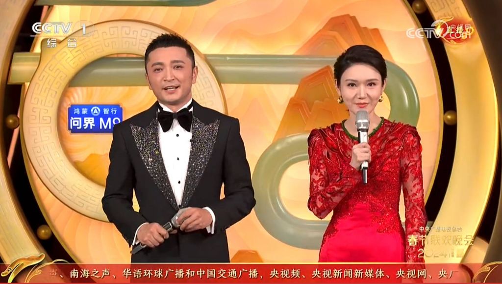 问界m9春晚这广告位，真tm牛啊 178