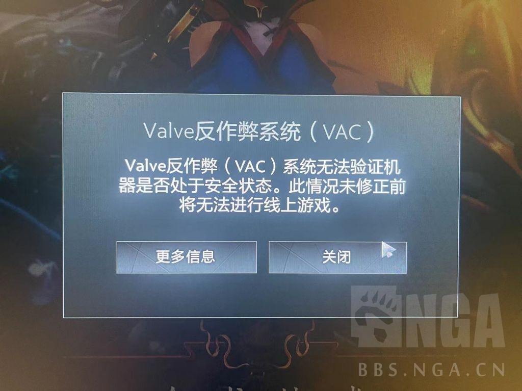 这是什么情况，提示VAC无法验证，但是steam也没提示更新 178