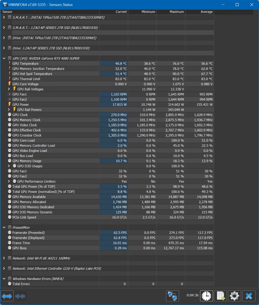 [硬件升级] 索泰4080S Trinity月白开箱+上机 178