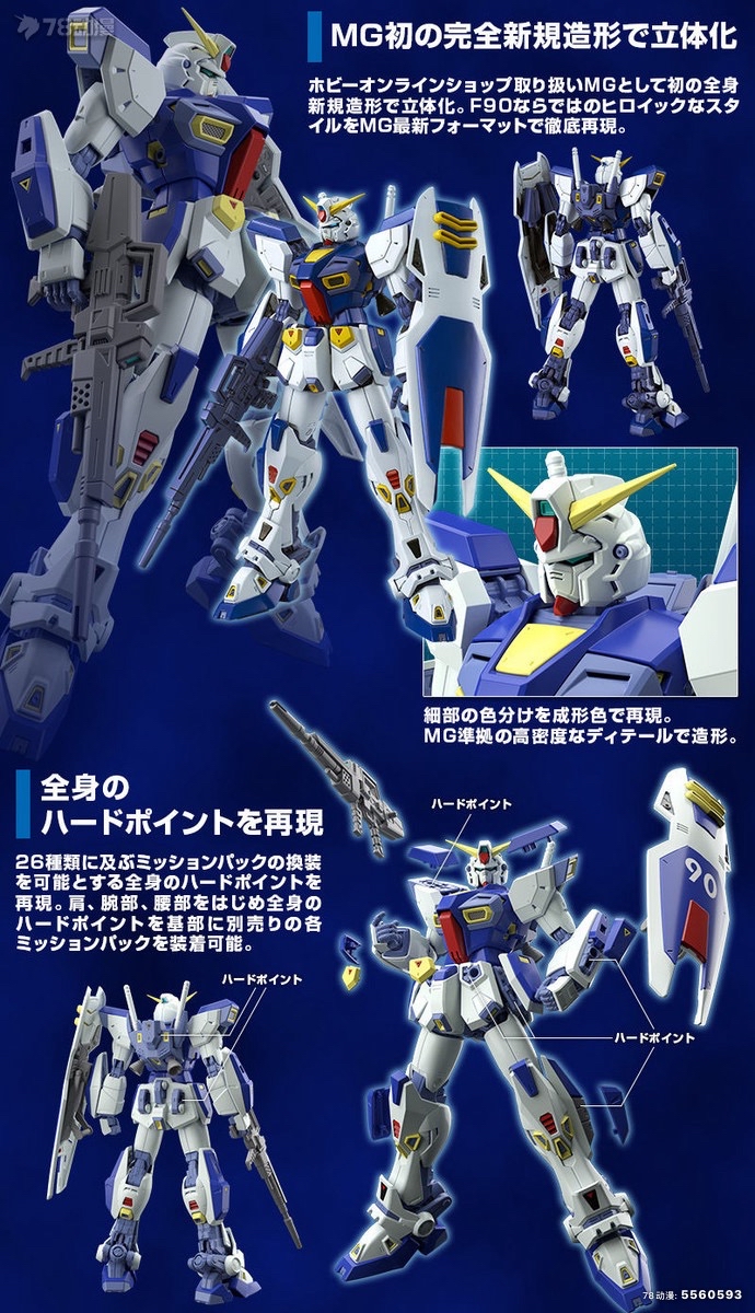 [新闻资讯] PB限定 MG 1/100 高达F90 N型 178