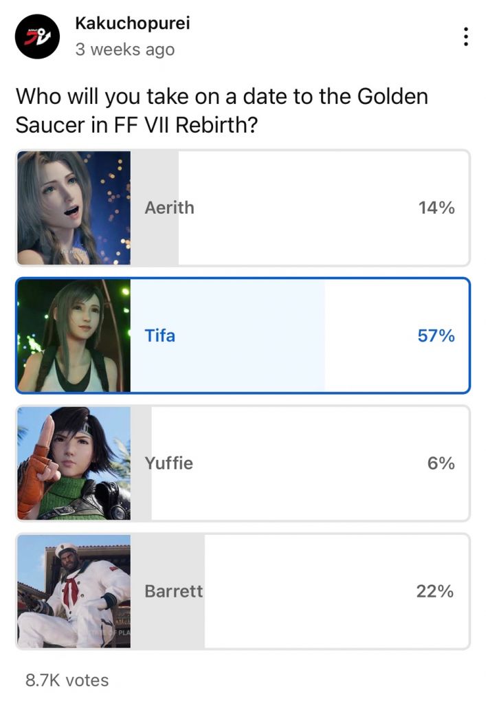 [破事氵]通关FF7重置后，发现艾丽丝整体塑造简直吊打蒂法，颜值也不输，怎么人气这么低 NGA玩家社区