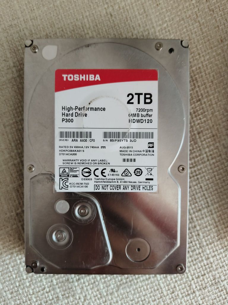 高价出一块东芝红盘 p300 2T NGA玩家社区