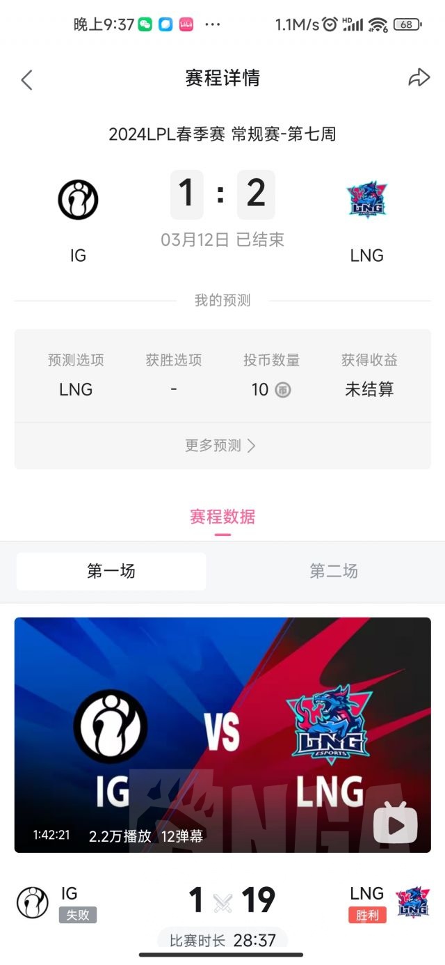 [本赛区赛事] 我就是看不起IG又怎么样？我凭什么要默认IG就稳赢OMG、WBG、LNG？ NGA玩家社区