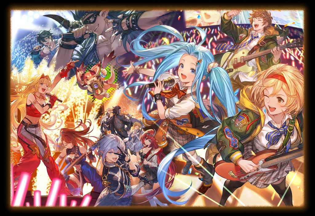 [资料整理] Q-pot X GBF 联动、exFES 2024主视觉大图(更新官网版大图) NGA玩家社区