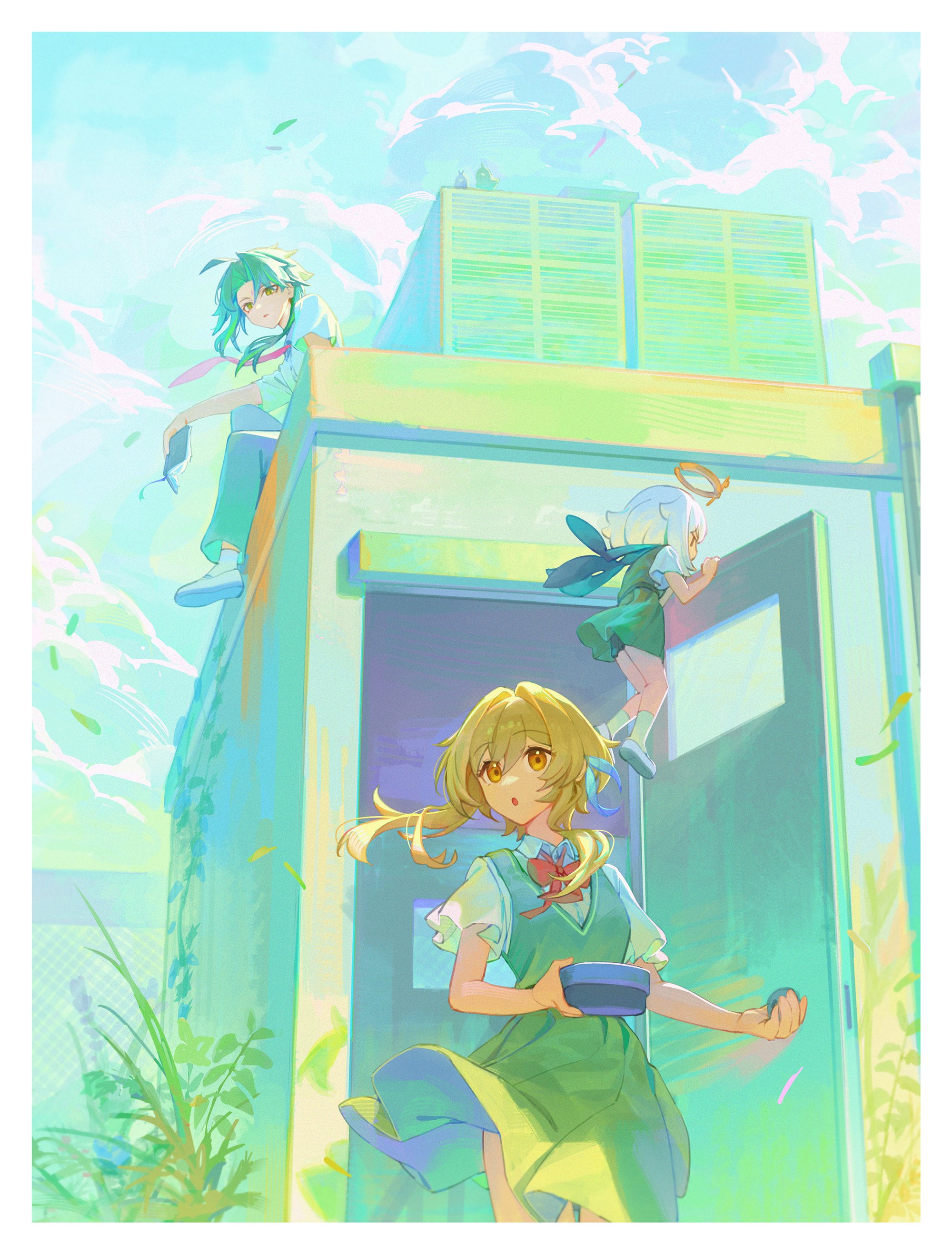 [插画搬运] 校园系列又更新了！这次是第一视角 NGA玩家社区