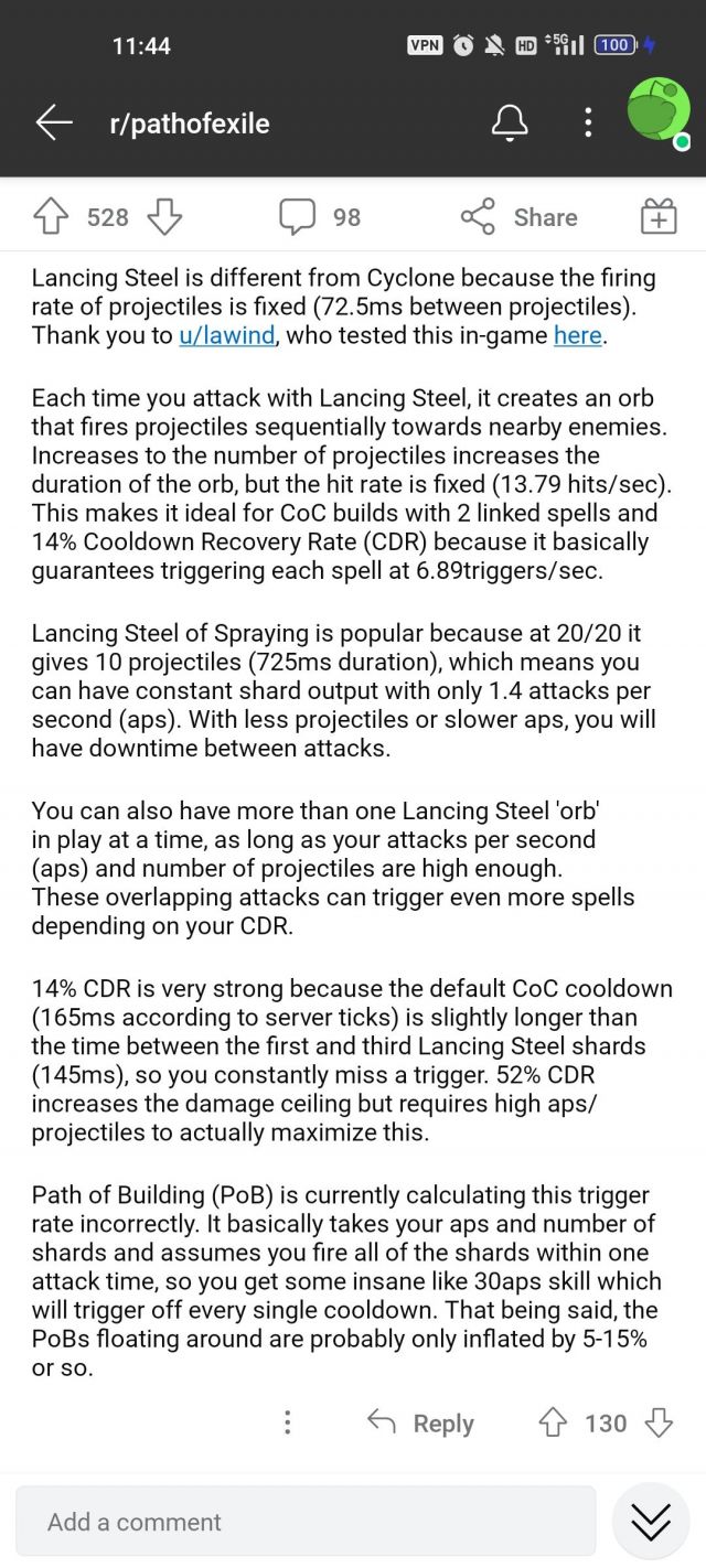 [BD探讨]搬运，飞射断金coc连锁爆灵术的档位计算 NGA玩家社区