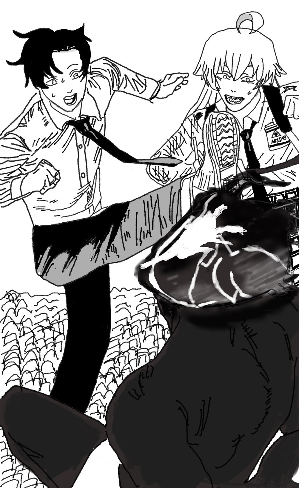 [闲聊杂谈]求一张图，老师和星野踢黑服蛋蛋 NGA玩家社区