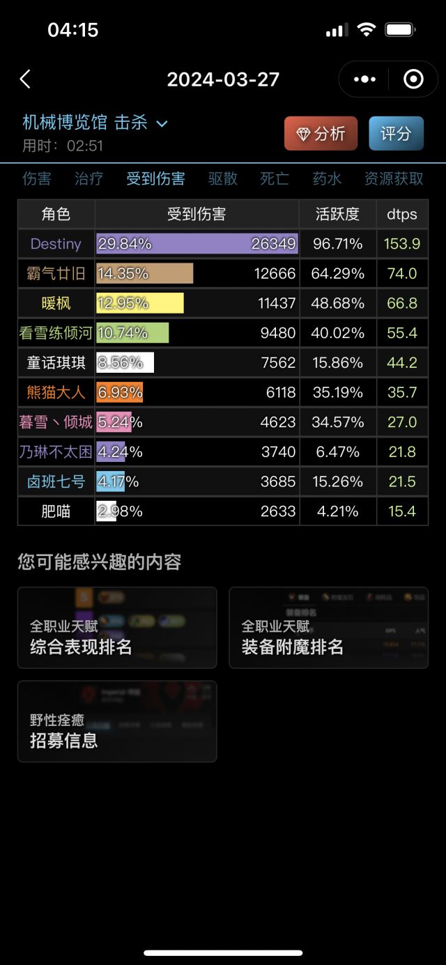 [攻略] 关于恶魔t团本硬度和仇恨的一次测试(含log) NGA玩家社区