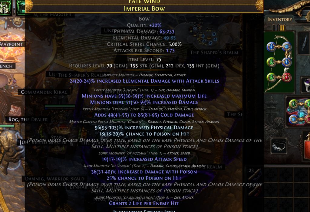 [国际服] [BD探讨][SSF] 一箭三連，主技能四連，秒傷390的弓直搗虛空石是什麼體驗 NGA玩家社区