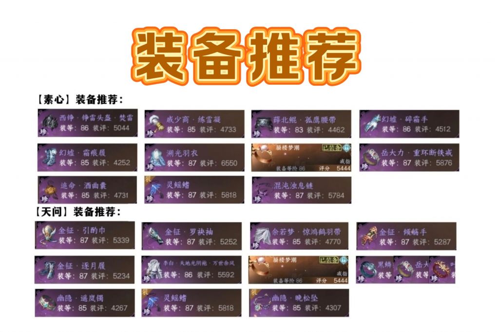 [职业养成]1.3.1版本素问PVE攻略 178