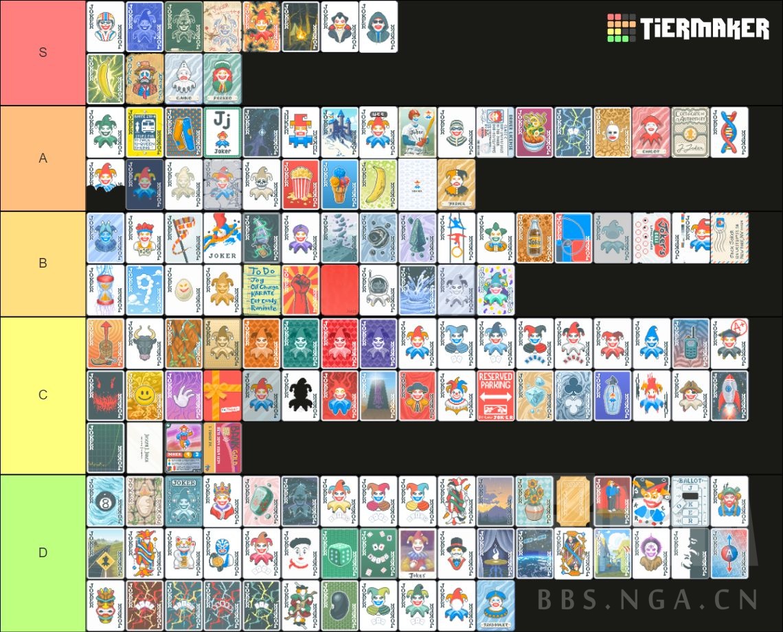 [Balatro]小丑牌大型攻略，附小丑、卡组评级 NGA玩家社区