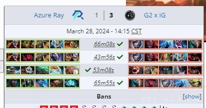 [赛事讨论] IG现在如此“憋”的原因，我觉得在1 3 NGA玩家社区