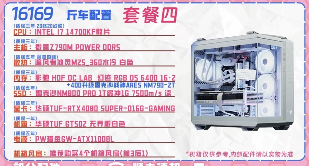 预算1w5的话，大家觉得下面那套整机合算？ NGA玩家社区