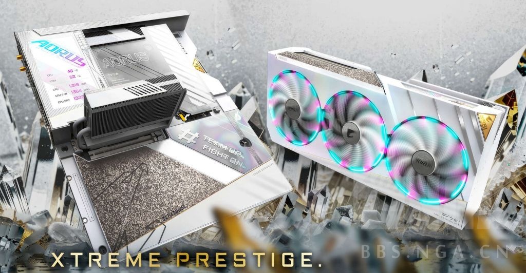 [硬件产品讨论] 爱国嘉Z790 Aorus Xtreme X Ice ，限量300张，有点抽象 178