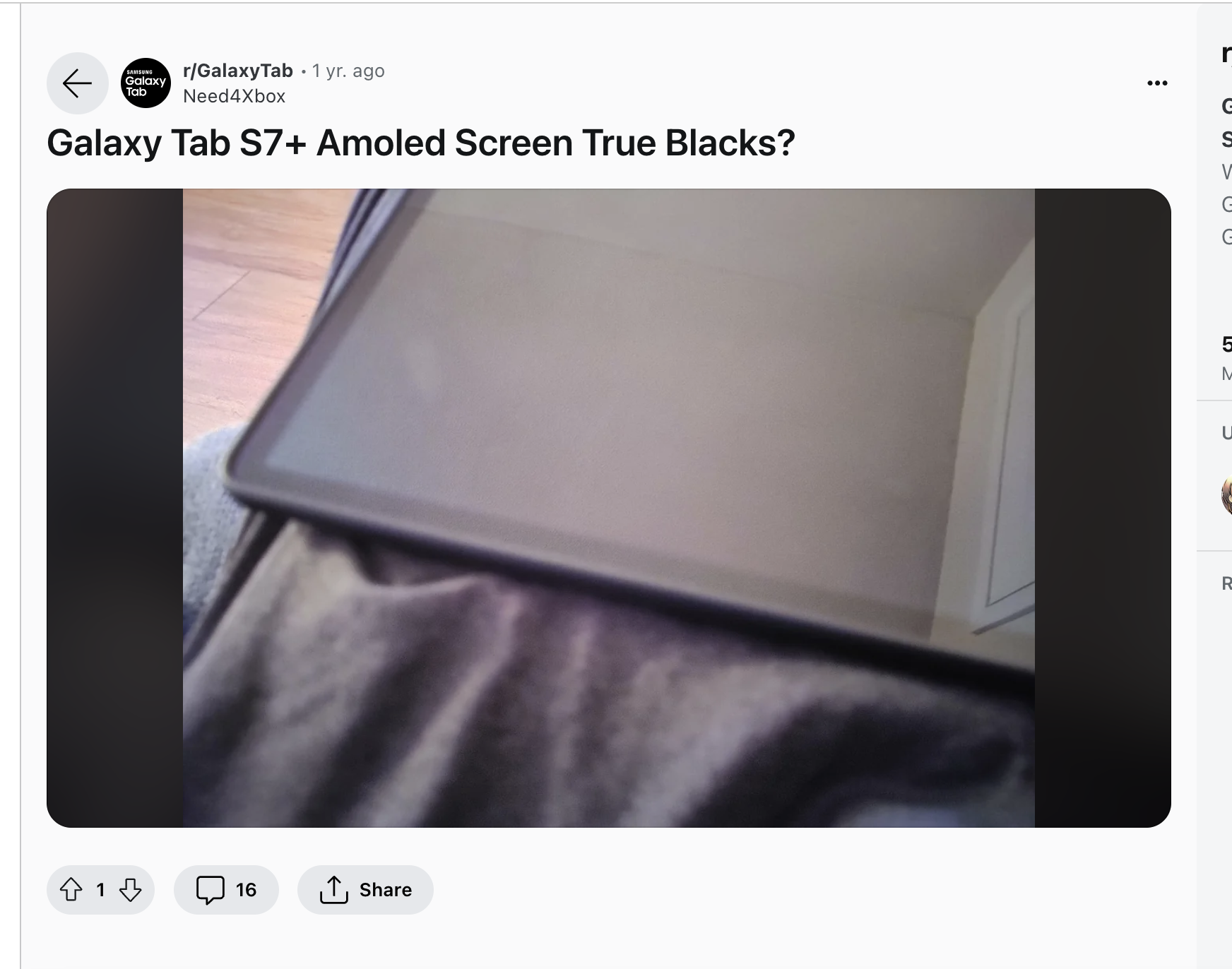 为何三星 S9 平板 OLED 屏息屏时候屏幕显灰 NGA玩家社区