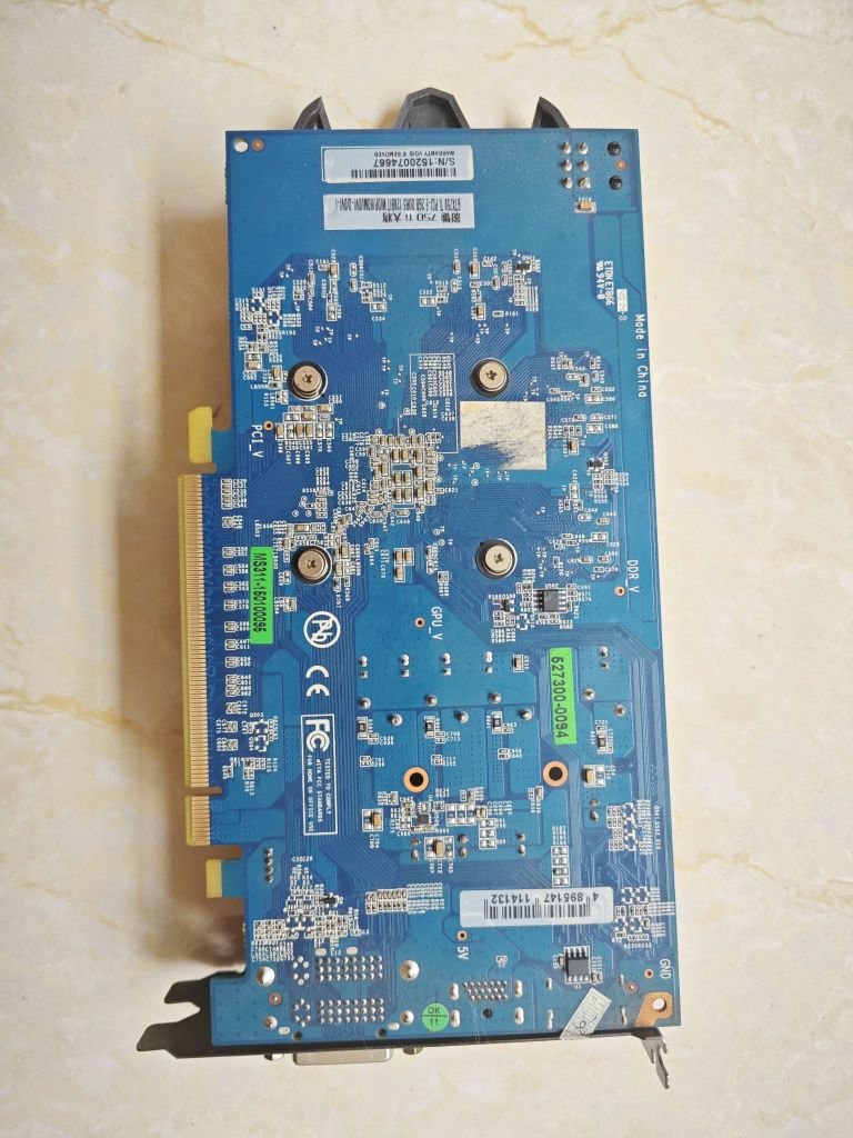 影驰750TI大将，需要6P供电。 NGA玩家社区