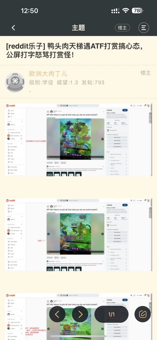 [reddit乐子] 鸭头肉天梯遇ATF打赏搞心态，公屏打字怒骂打赏怪！ NGA玩家社区