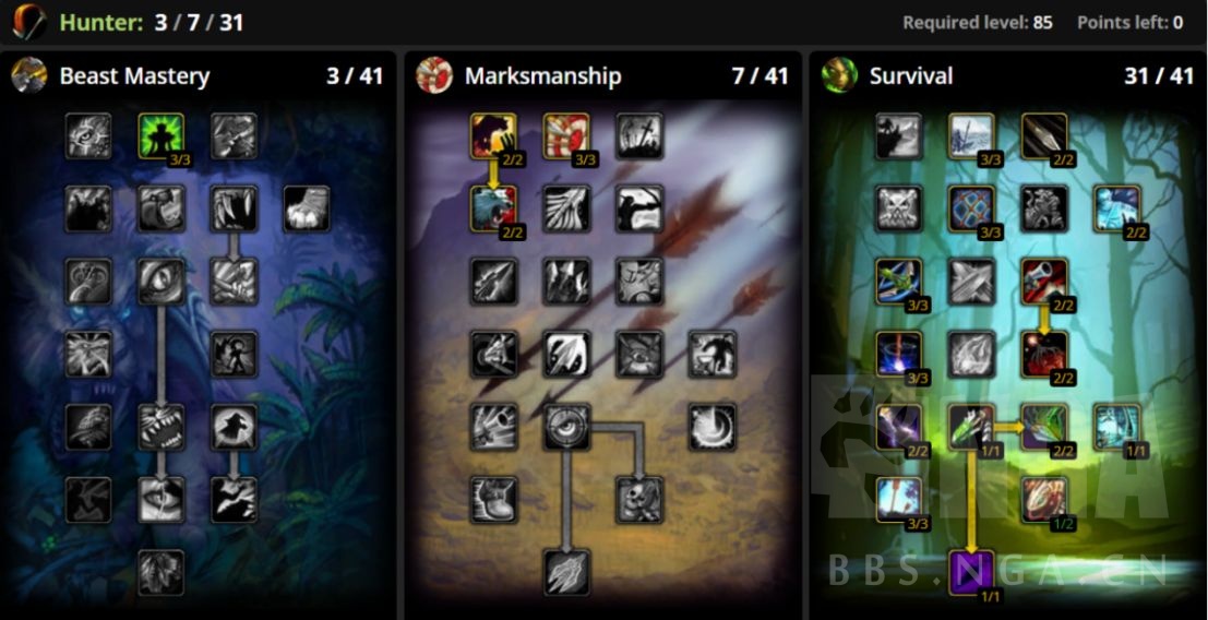 4.34 PVE主流天赋职业快速指南 NGA玩家社区