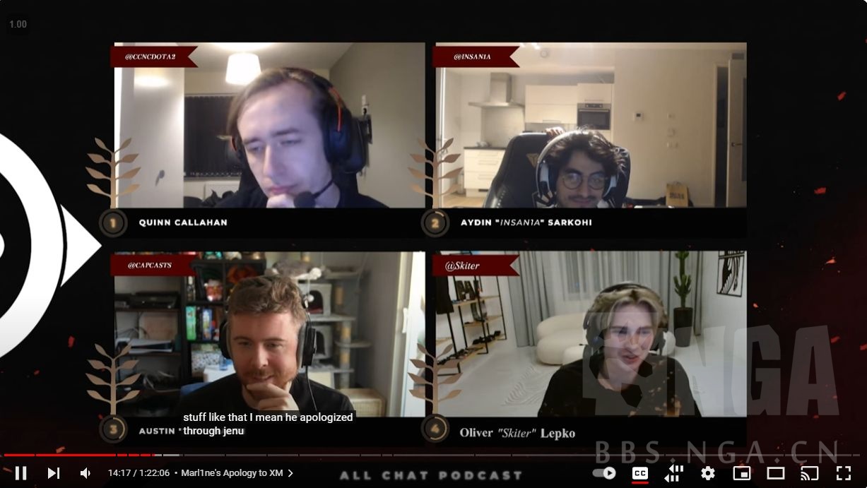 [转油管] skiter上播客，谈为何Falcons输给XG，Marline为何老打赏XM，ATF的名句打赏我小丑 NGA玩家社区