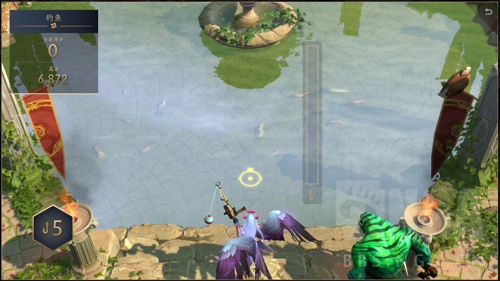 DOTA2 倾天之战活动 钓鱼，10分钟拿最高奖励技巧 178