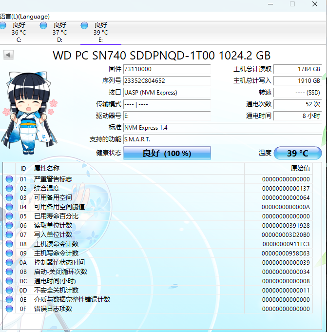 an740 1T pcie4.0固态硬盘2280nvme NGA玩家社区