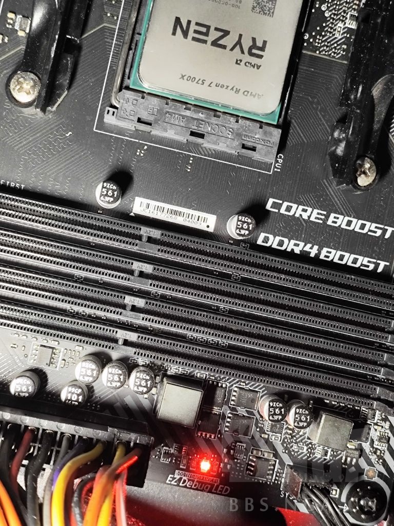 [已解决] 大哥们，微星b450m MORTAR max 上5700x 卡cpu红灯怎么办 NGA玩家社区