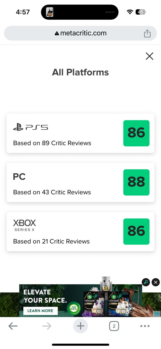 [业界新闻] 剑星 媒体评分解禁：IGN 7分 GS 8分 mtc平均分：82 NGA玩家社区