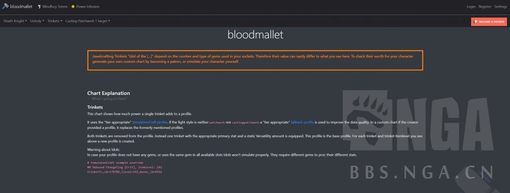 bloodmallet 网站打开之后无法正确显示，但是手机打开可以显示，求助求助 NGA玩家社区