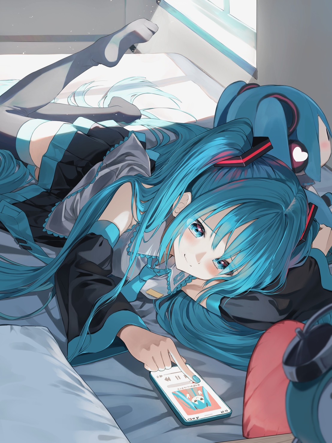 [搬运] [插画搬运]Miku 一遍又一遍地重复这首歌 NGA玩家社区