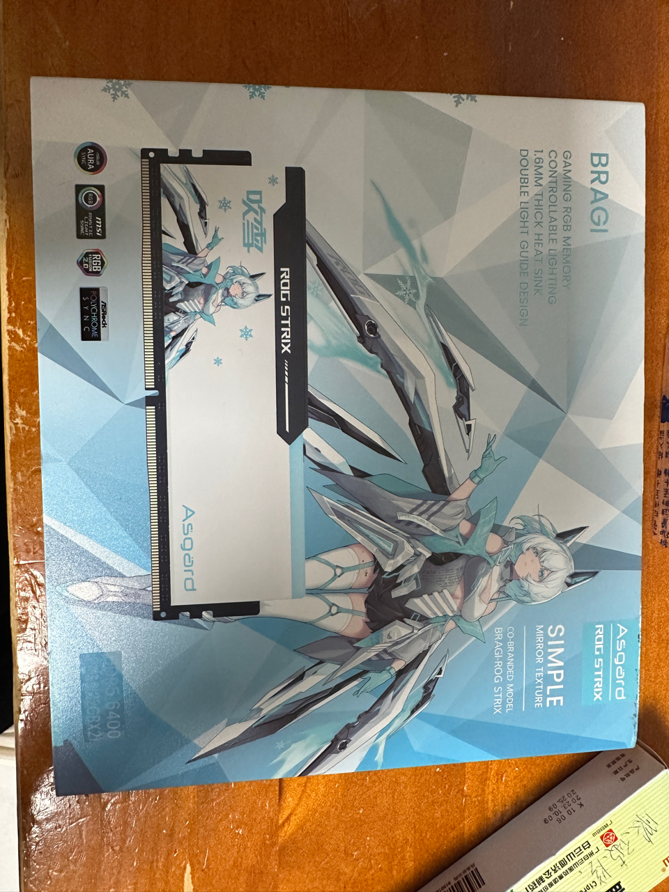 出阿斯加特吹雪ddr5 32g x2 64g内存 明盘1200 NGA玩家社区