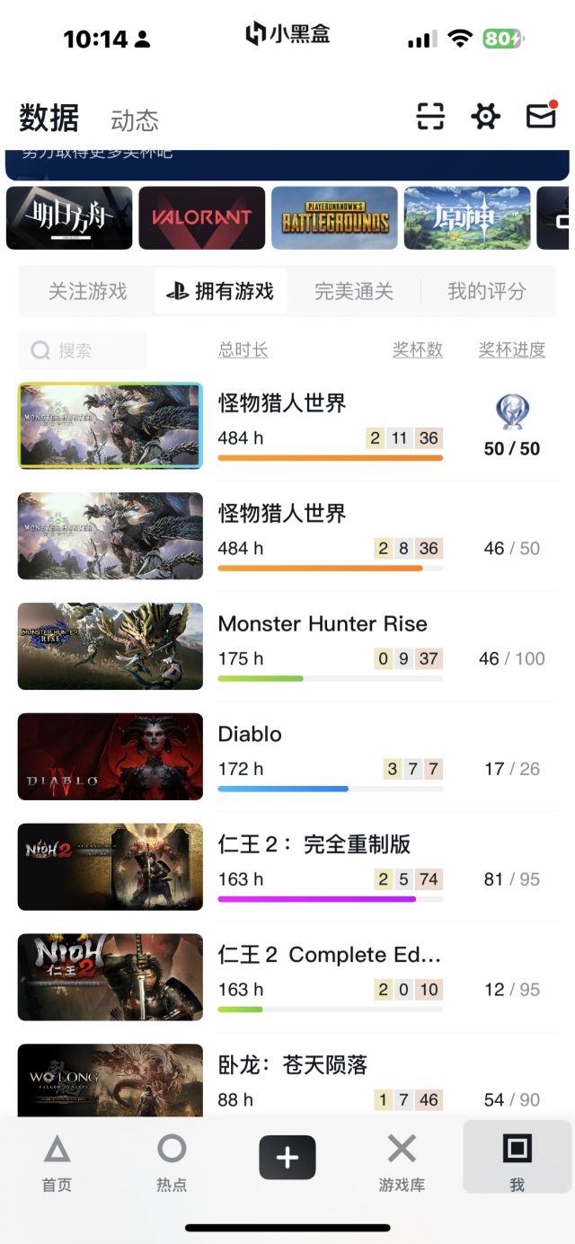 psn好像修复了游戏时长bug？ 178