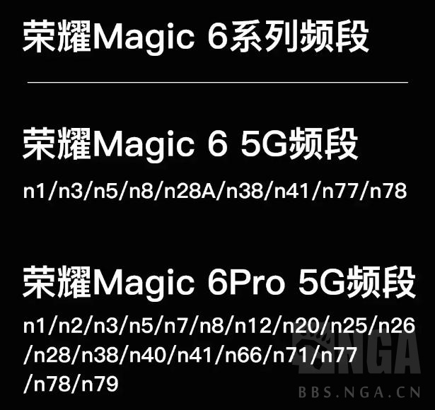 想换个magic6，够用了，但是不是5G频段少，有必要上pro吗 NGA玩家社区