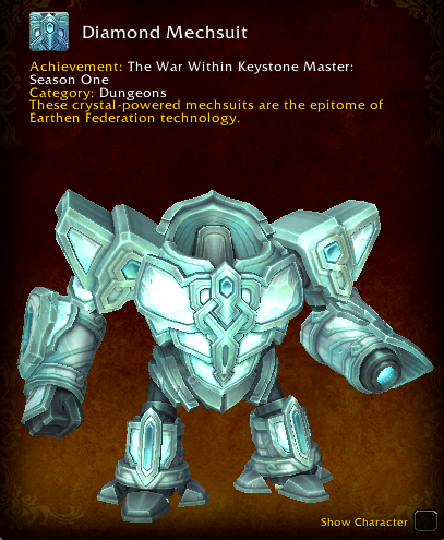 [11_0] 第一赛季大秘境奖励坐骑：钻石机甲 NGA玩家社区