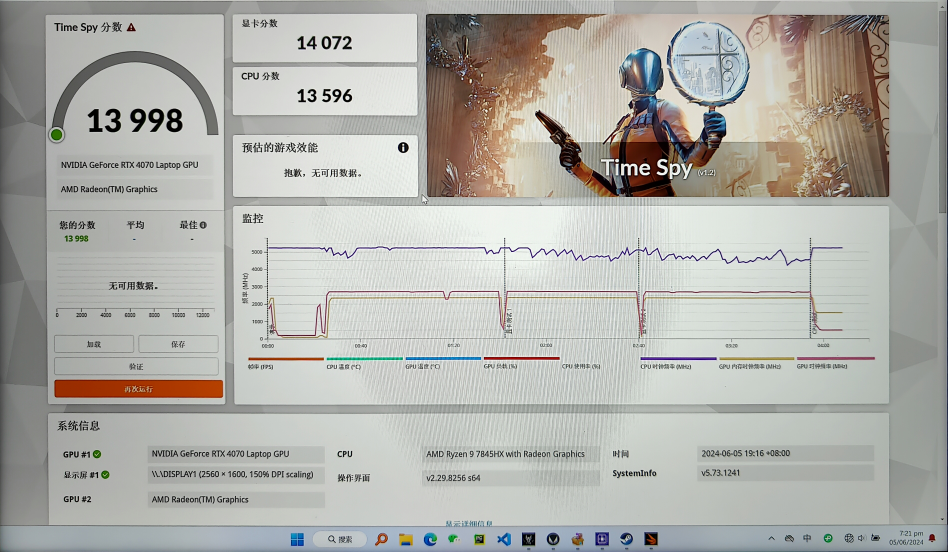 我已经超到灰烬了！移动端 4070 3DMARK Timespy NGA玩家社区
