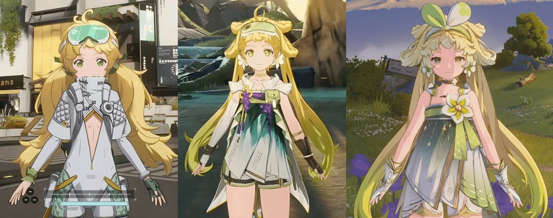 [闲聊杂谈] 我一直觉得维尔奈这套衣服轻飘飘的，直到我看了CBT测试的衣着对比…… NGA玩家社区