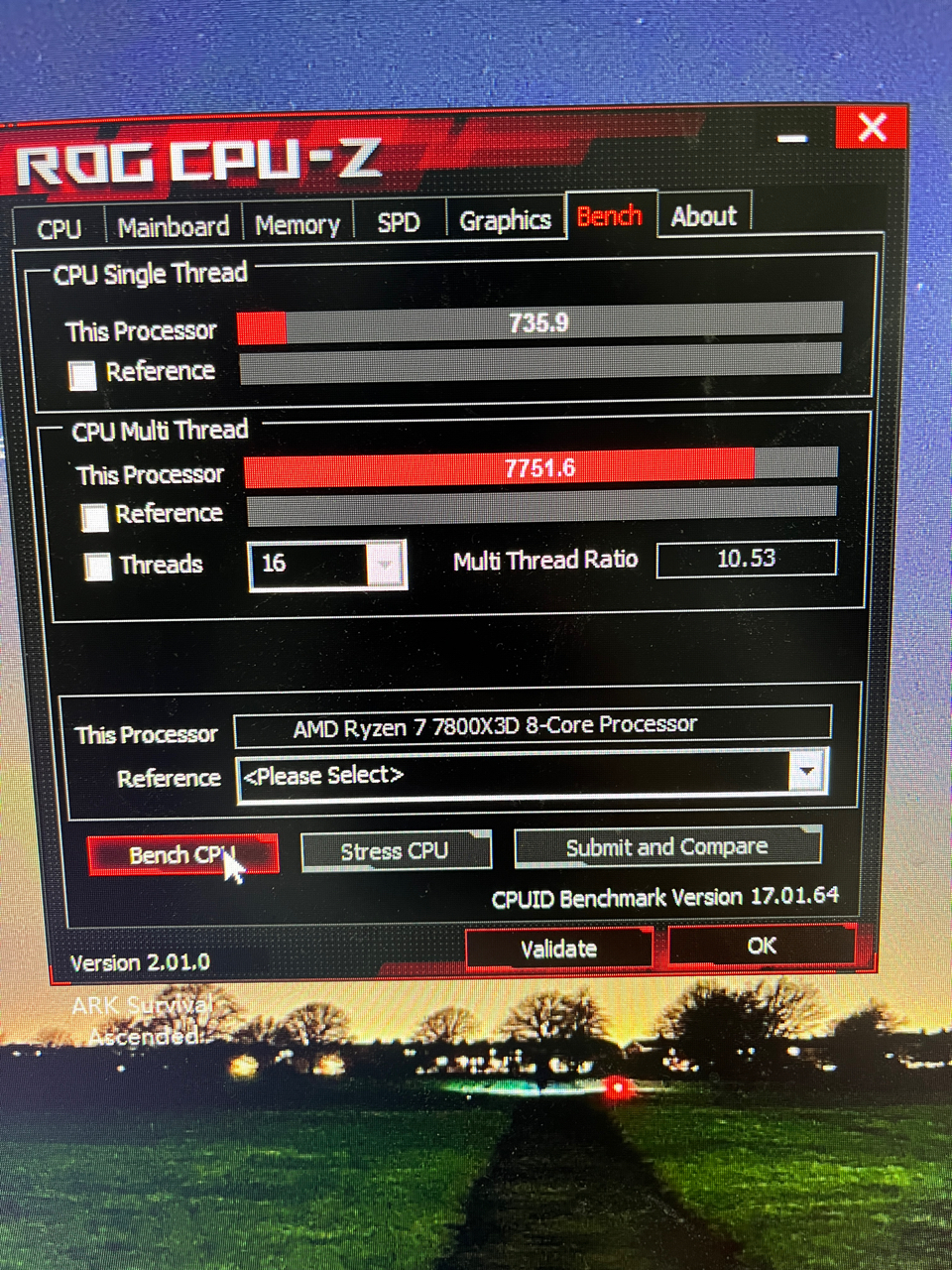 你们这cpuz分数…7800x3d单核比我7950x3d还高吗 NGA玩家社区
