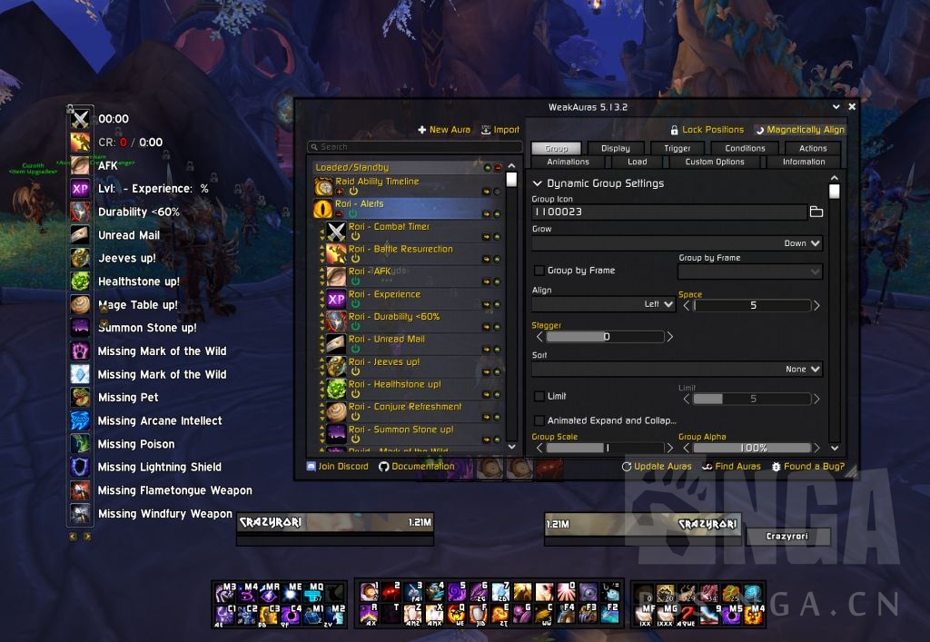 [大神求教]求一个监视所有法系和物理buff和目标debuff的wa或者插件 NGA玩家社区