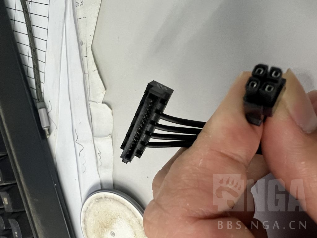 我的电源没有8+4pin但是CPU是8+4pin的能不能用这种线从sata转个4pin出来 NGA玩家社区