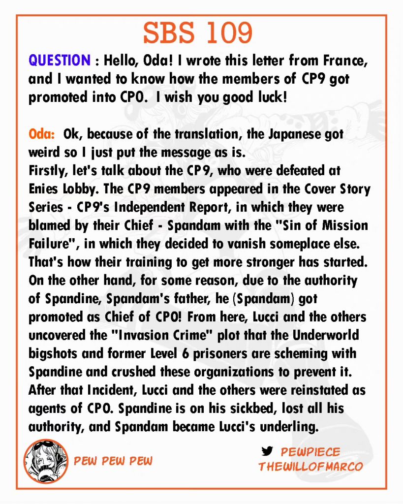 sbs 里回答了 路奇那批 cp9 是怎么变成 cp0 的 178