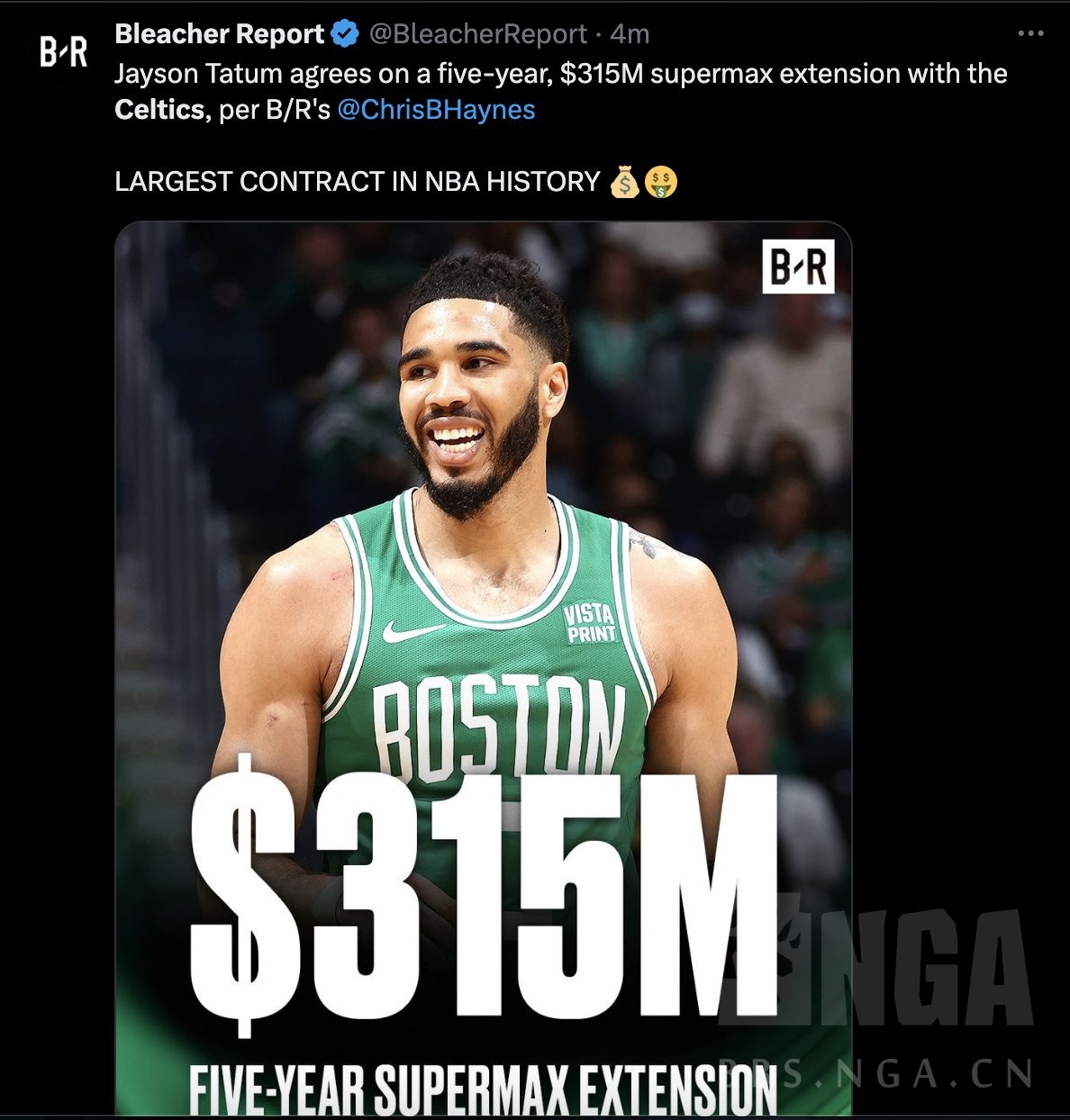 杰森塔图姆签下NBA史上最大合同 NGA玩家社区