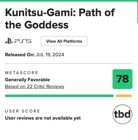 [业界新闻] 卡普空塔防游戏《祇：女神之路》 MC开分78，首发xgp NGA玩家社区