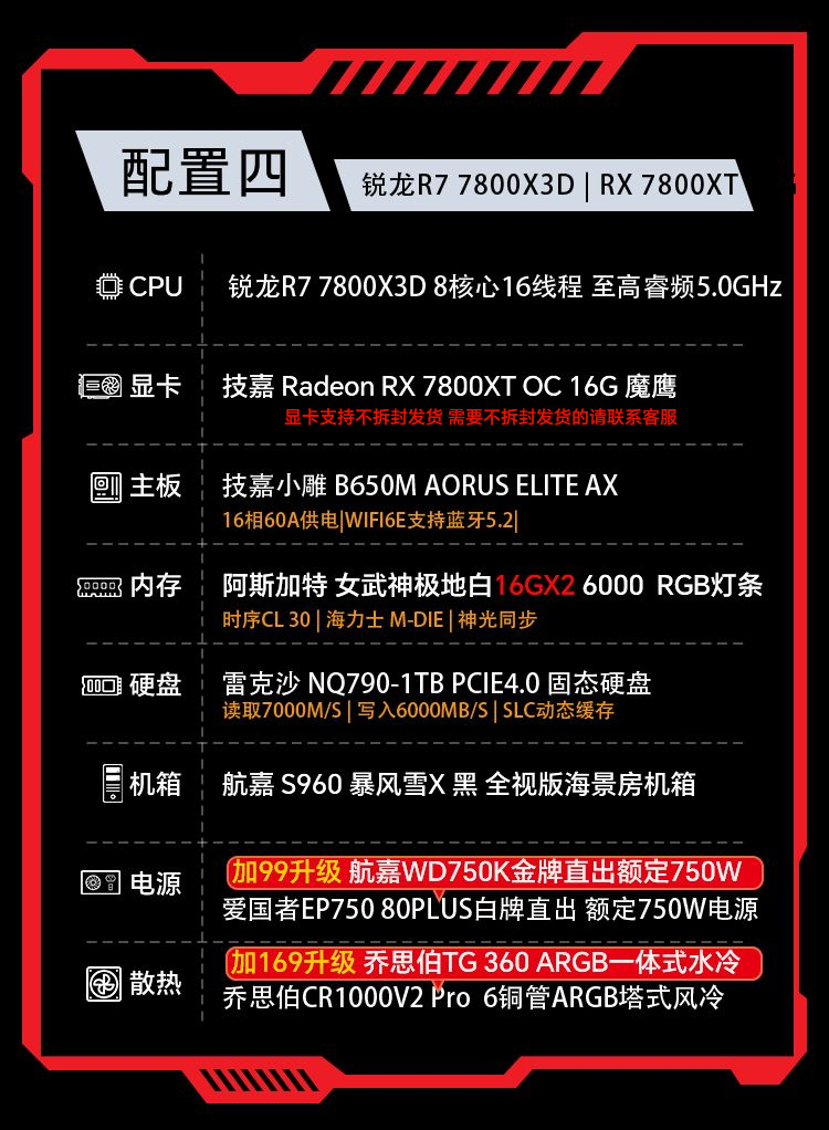 3a平台7800x3d+7800xt，大家帮看下，价格8348 NGA玩家社区