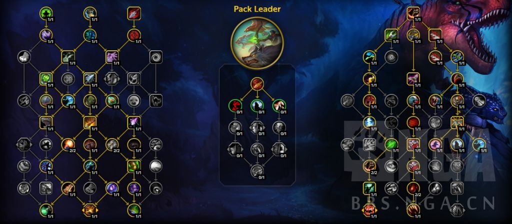 [PVE] [兽王] 11.0兽王猎人基础指南(目前单体环境英雄天赋黑暗游侠占优，并根据WOWHEAD推荐更新天赋) 178