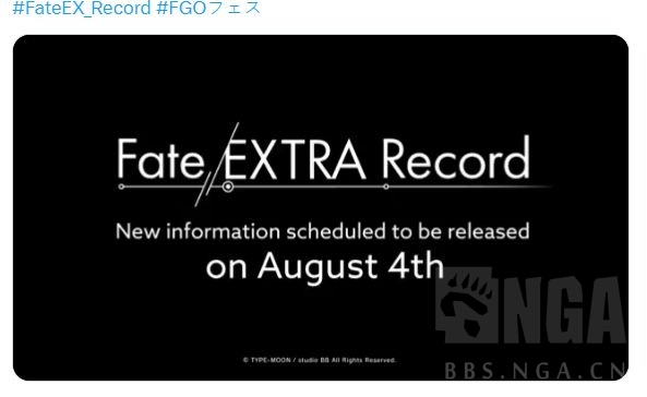 Fate/EXTRA Record 将在FGO Fes公布更多消息 178