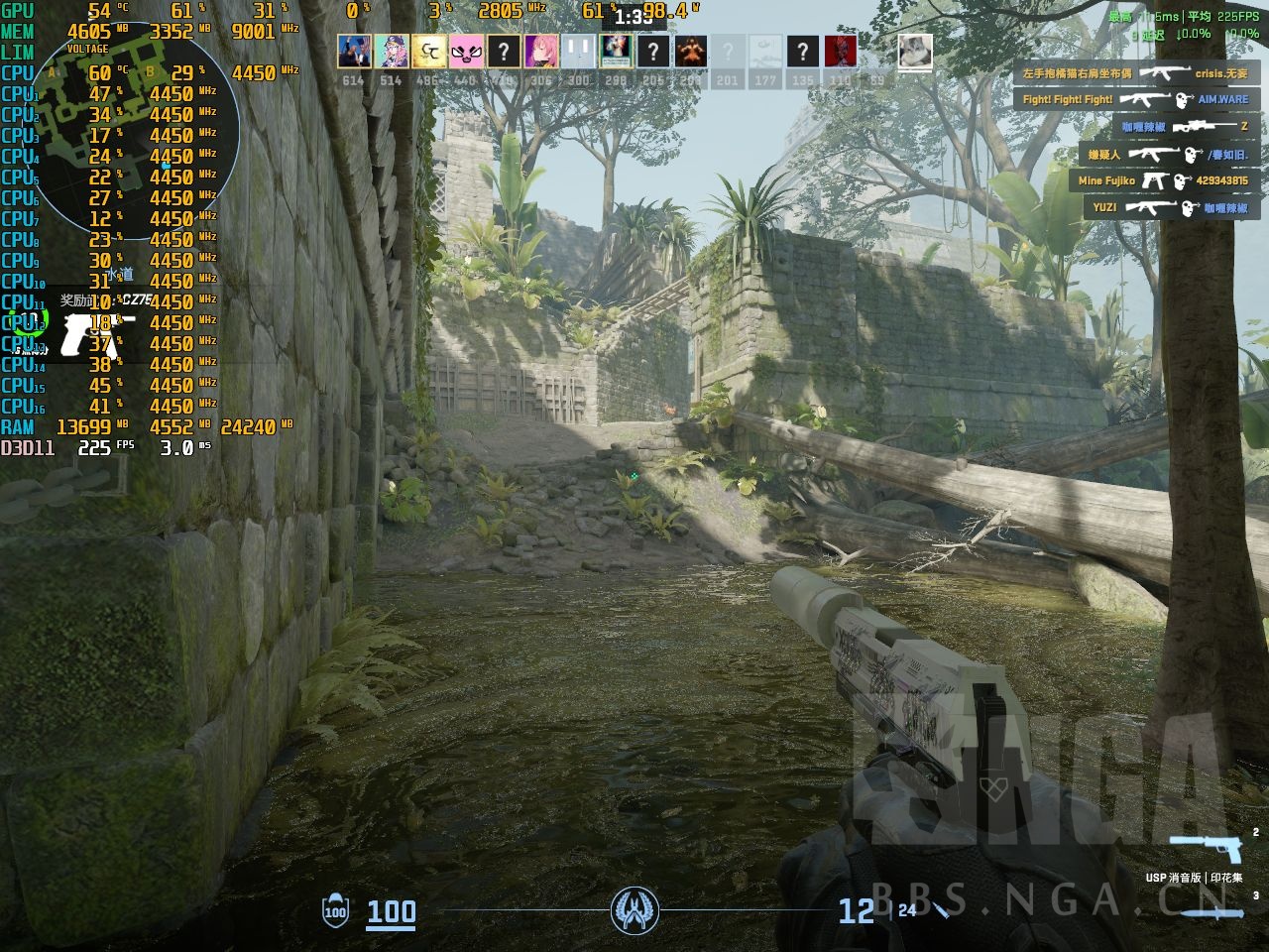 [硬件讨论] [求助] 5800X3D+4060ti，1080p显示器，1280*960分辨率，CS2只有200帧出头，好无奈，请大哥们帮忙 ...